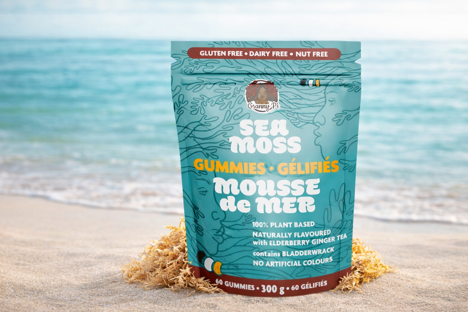 Granny P’s — Heritage Sea Moss (Dried, Gel & Gummies) – Packaging Of ...